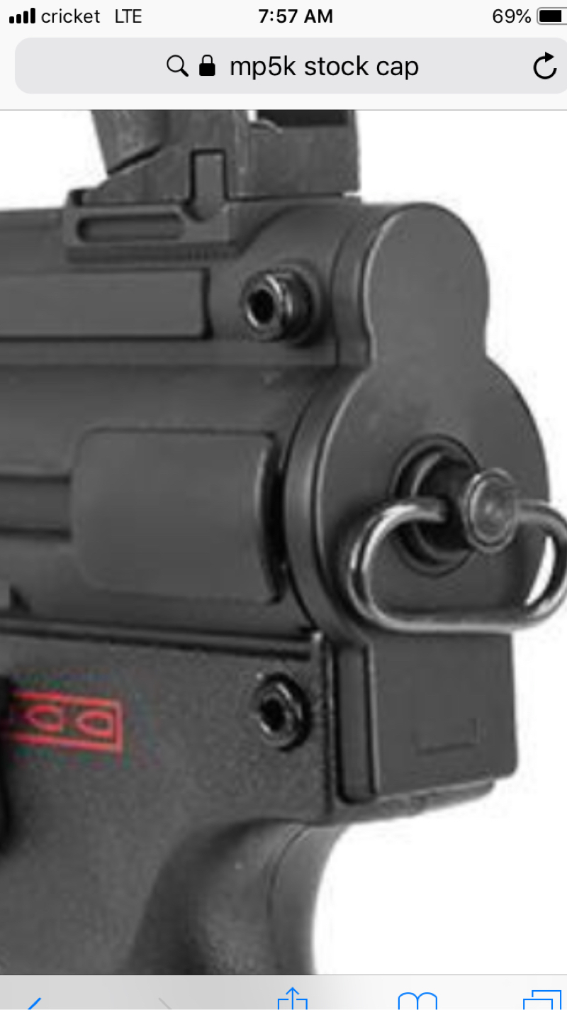 SOLD WTB EF/CYMA compatible MP5k stock cap/ sling adapter | HopUp Airsoft