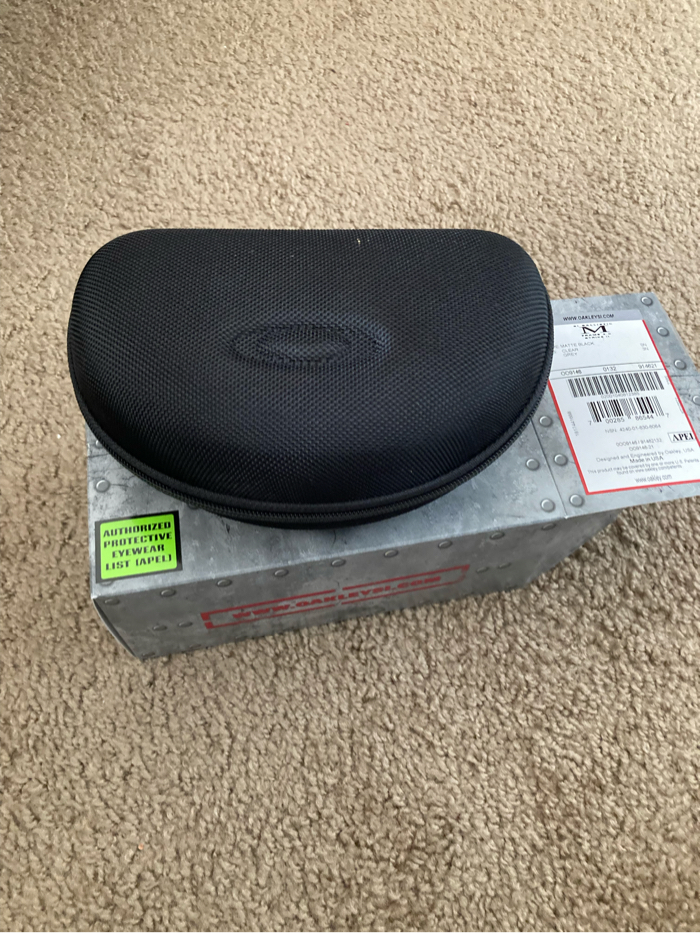 Oakley mframe Lens case with spare smoke lens | HopUp Airsoft