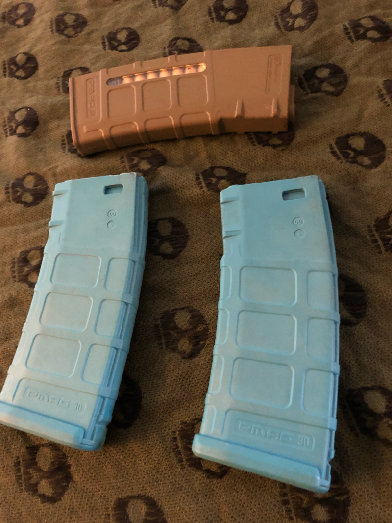 SOLD Rare Blue Pmags | HopUp Airsoft