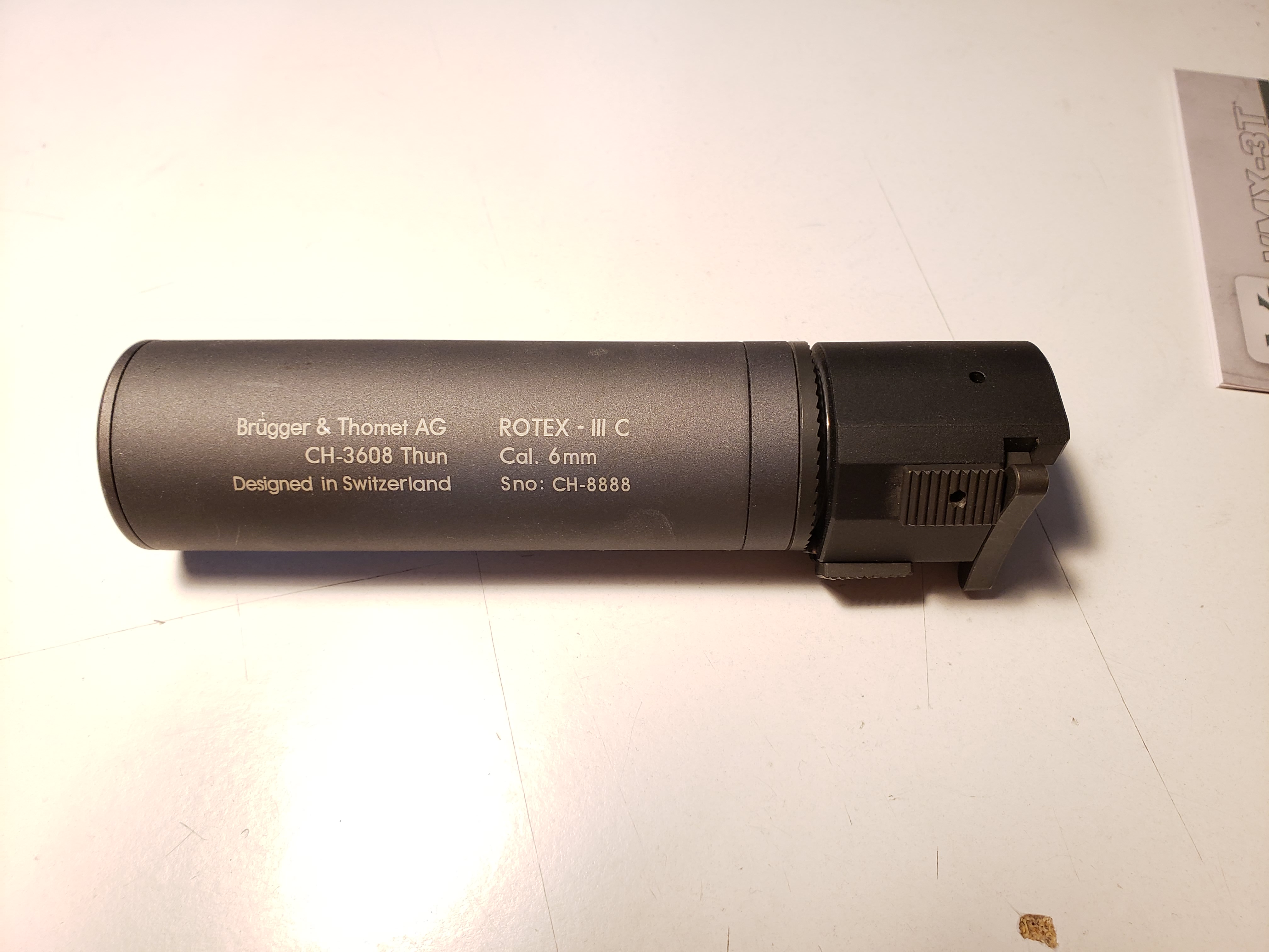 SOLD B&T Rotex-IIIA Compact Mock Silencer | HopUp Airsoft