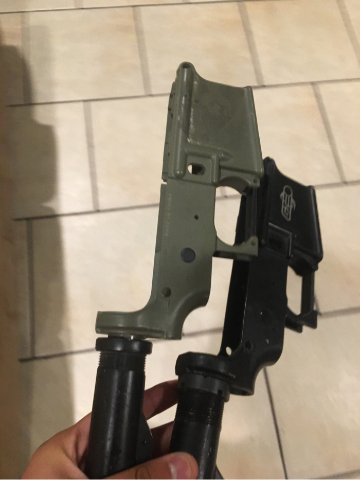 Lower receiver with buffer tubes | HopUp Airsoft