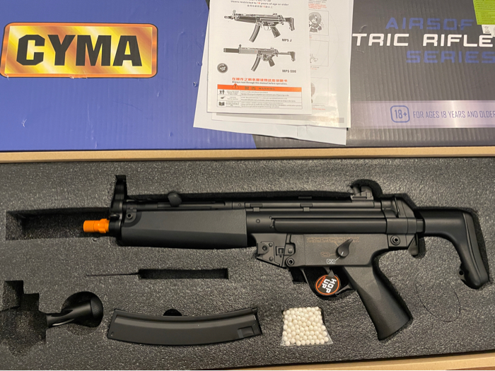 MP5, High Speed Version! Brand New, CYMA | HopUp Airsoft