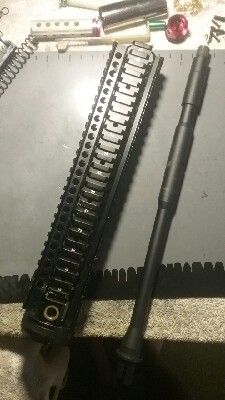 SOLD 12IN RIS RAIL and OUTER BARREL SET | HopUp Airsoft