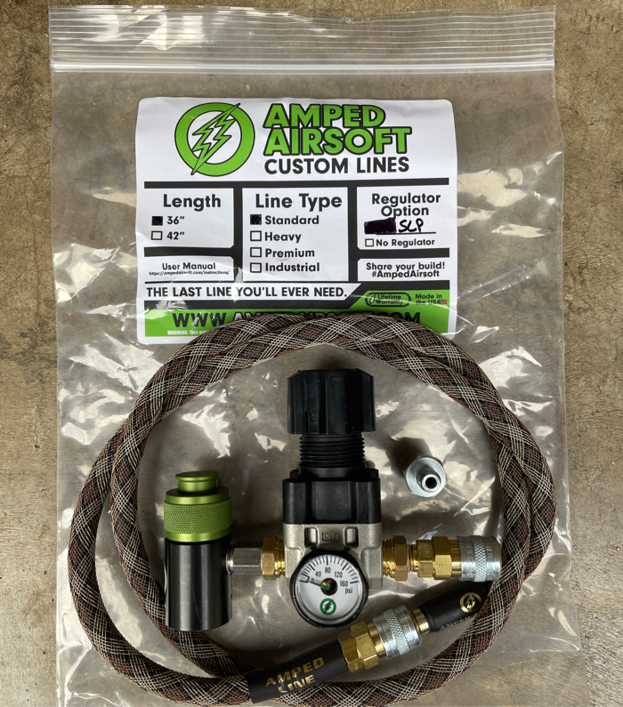 Amped SLP Regulator and HPA Line! Free Quick Disconnect Fitting ...