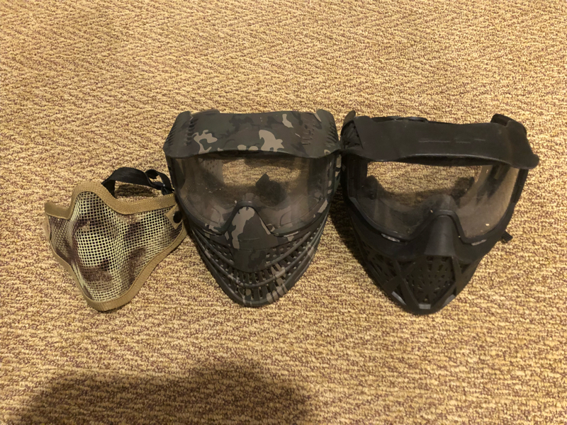 SOLD Three airsoft masks | HopUp Airsoft