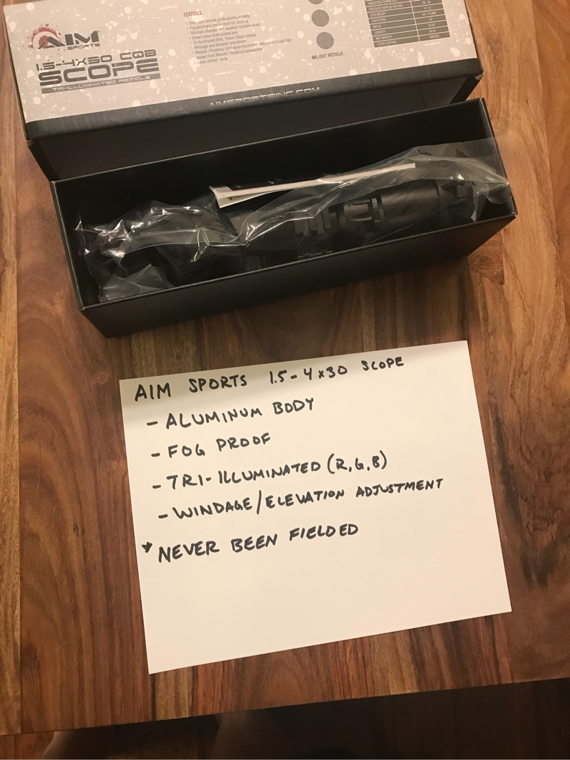 SOLD AIM sports scope | HopUp Airsoft