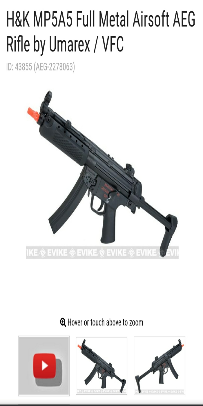 SOLD WTB MP5; los angeles | HopUp Airsoft