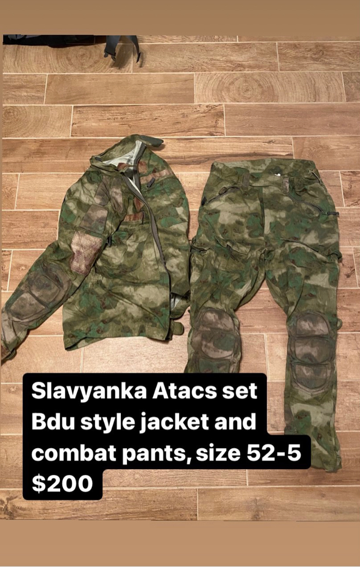 SOLD Slavyanka Atacs Uniform | HopUp Airsoft