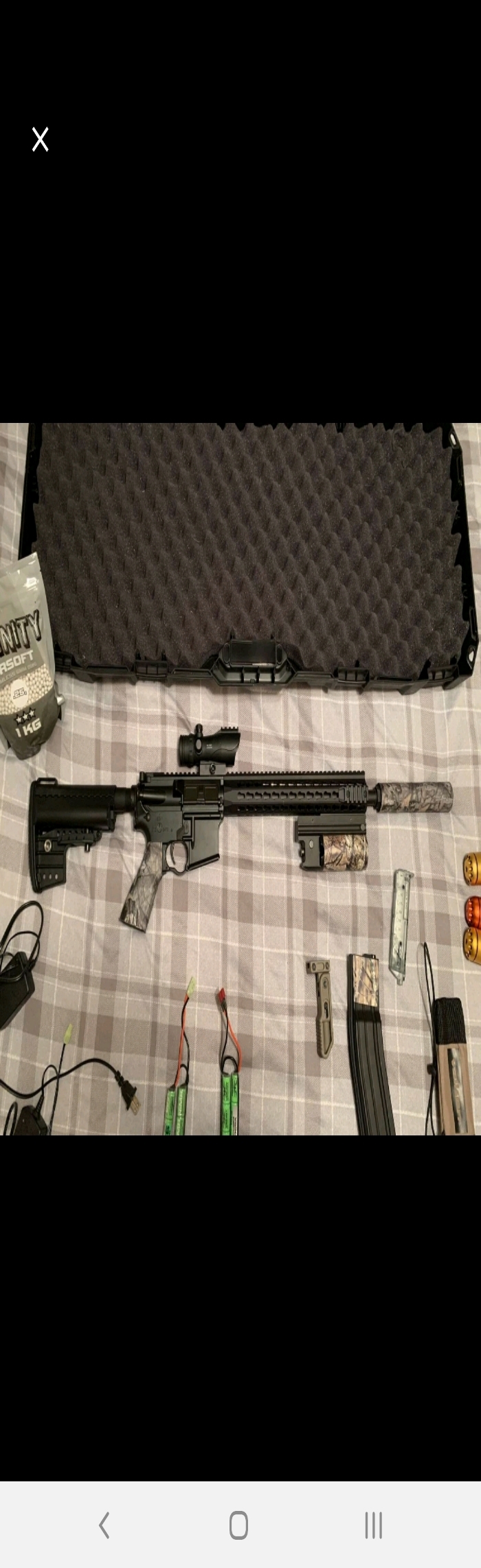 Airsoft Lot with Chest Rig | HopUp Airsoft