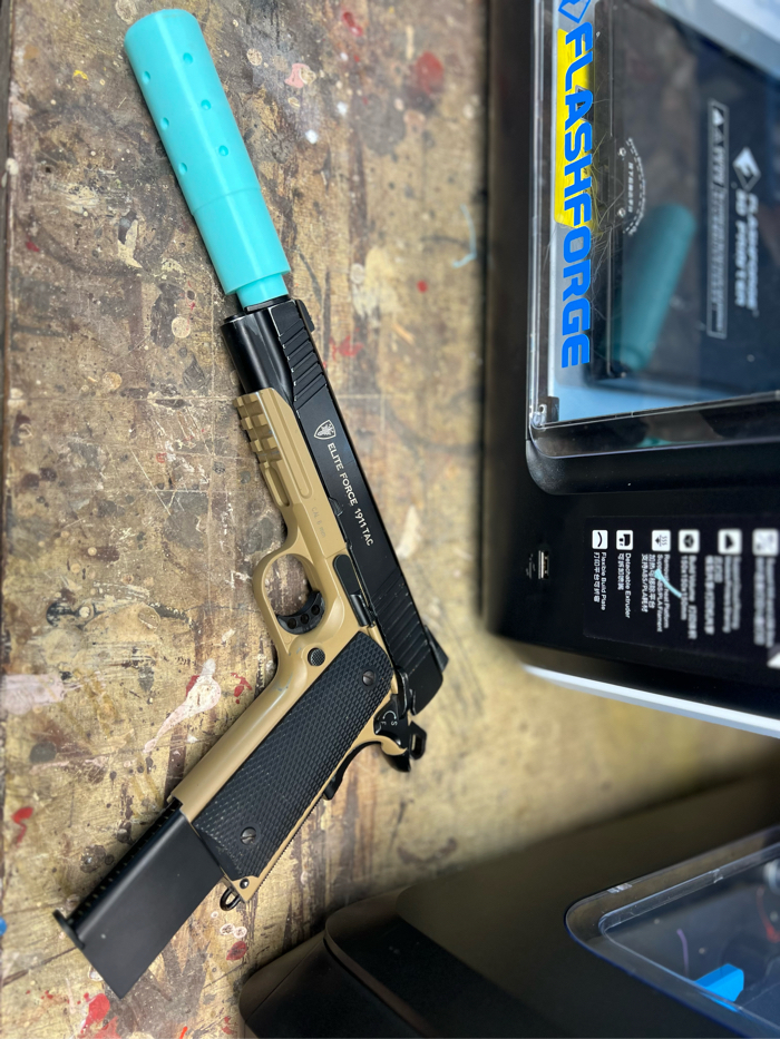 Suppressor 3D printed Multiple Colors! Selling Quick! | HopUp Airsoft