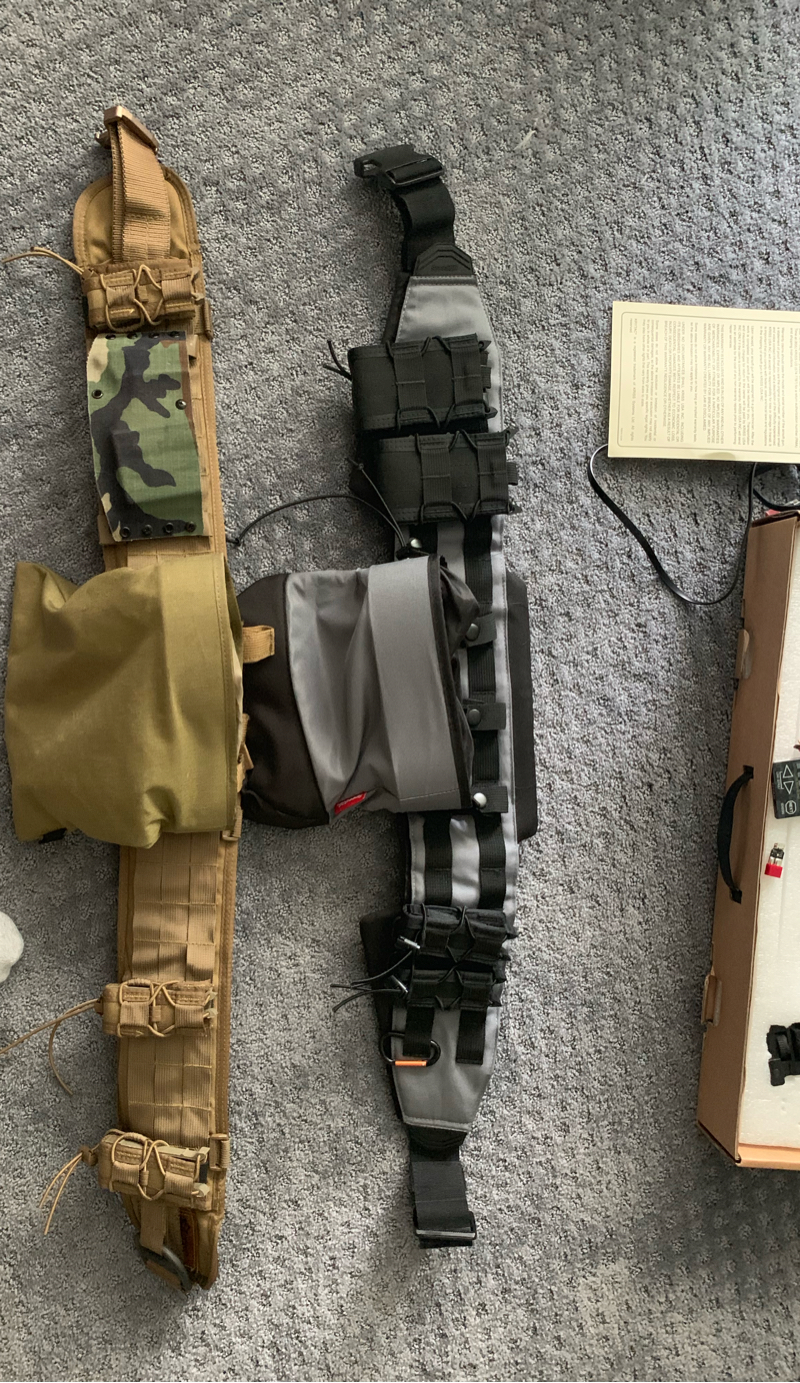 SOLD HSGI war belt (coyote) setup | HopUp Airsoft