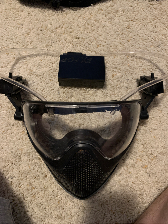 SOLD Pilot Mask Helmet Mounted With ExFog | HopUp Airsoft