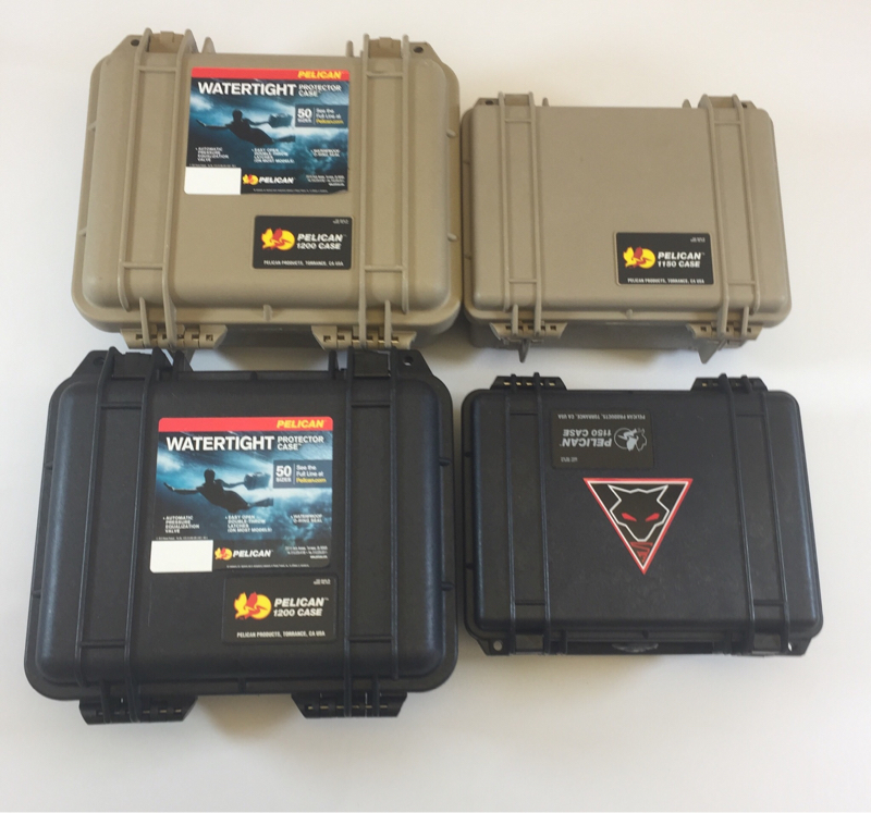 SOLD Lot of 4 Small Pelican Cases 1200 & 1150 | HopUp Airsoft