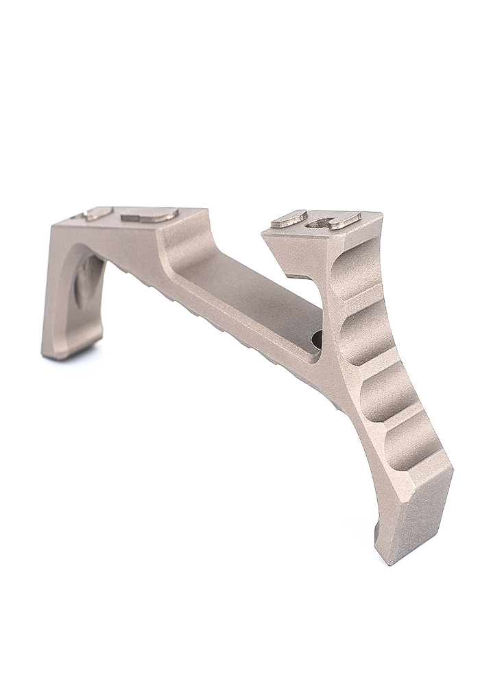 VP Style CNC Tan Tactical Angled Handstop Grip Mlok | HopUp Airsoft