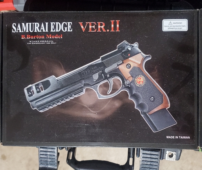 SOLD SOLD! WE-Tech BioHazard Barry Burton M92 Custom GEN II | HopUp Airsoft