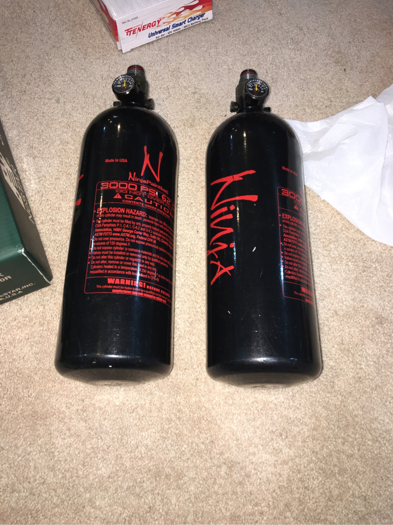 SOLD ninja paintball tanks (hpa) | HopUp Airsoft