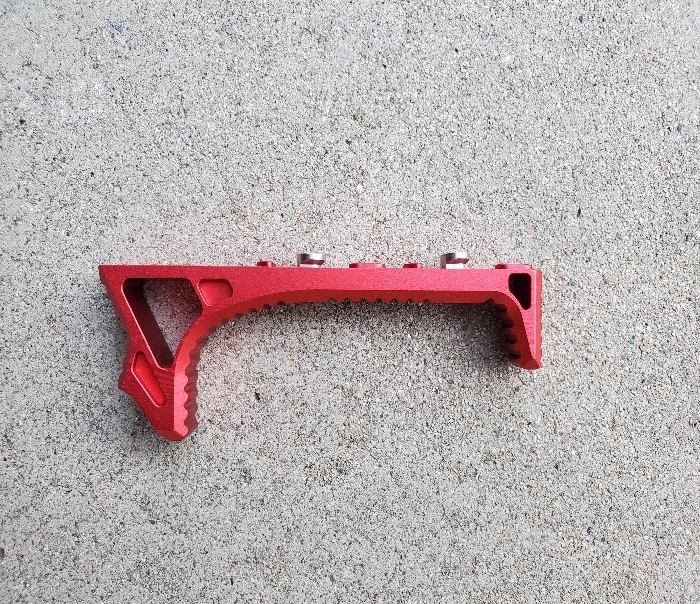 SOLD Keymod Full Metal CNC Angled Forward Grip | HopUp Airsoft