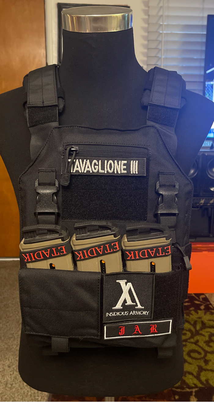 🔥SLICKSTER TACTICAL VEST & CHEST RIG (BLACK) | HopUp Airsoft