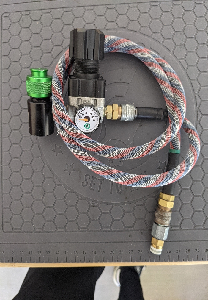 SOLD Amped Slp regulator with patriot line | HopUp Airsoft