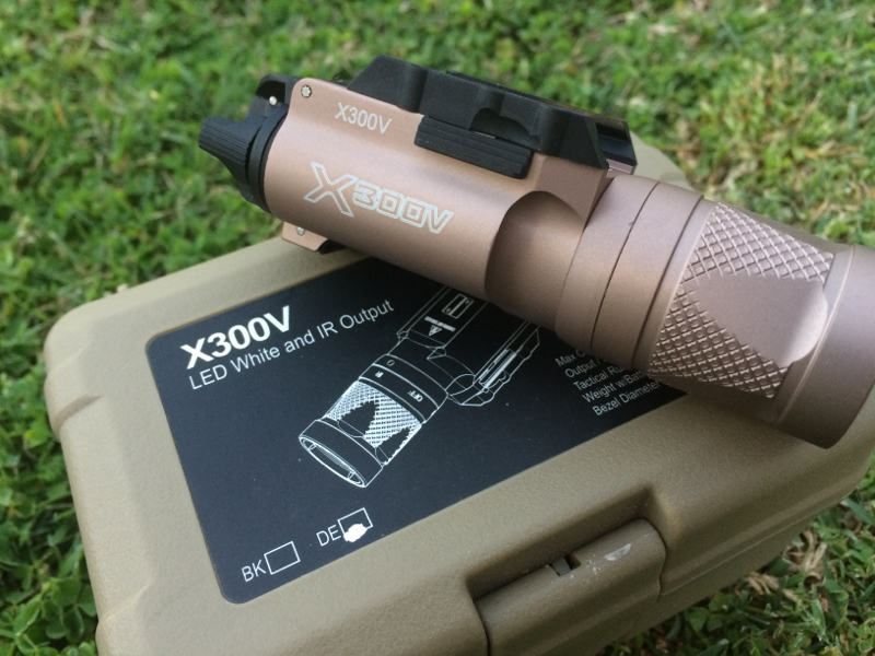 SOLD X300v -REAL IR- Tan Surefire Replica 500 lumen Pistol Light ...