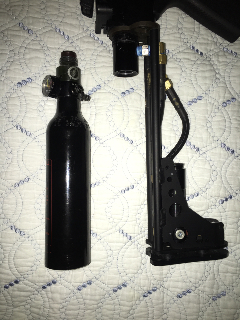 SOLD RedLine AirStock Gen 1 w/ Air Tank | HopUp Airsoft