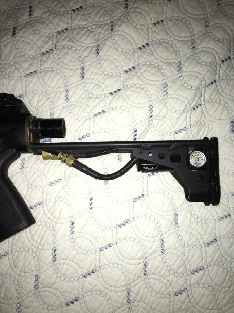 SOLD RedLine AirStock Gen 1 w/ Air Tank | HopUp Airsoft