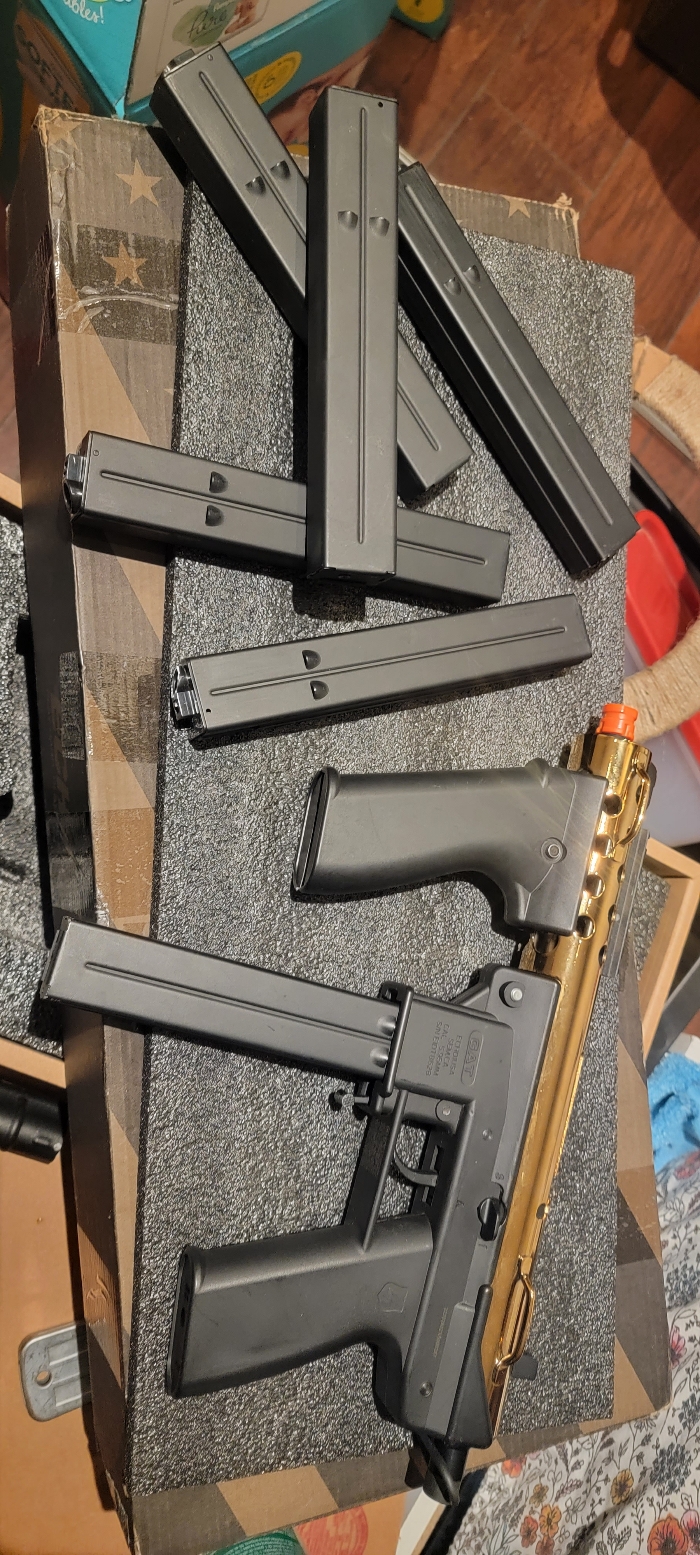 Gold echo1 gat gun | HopUp Airsoft