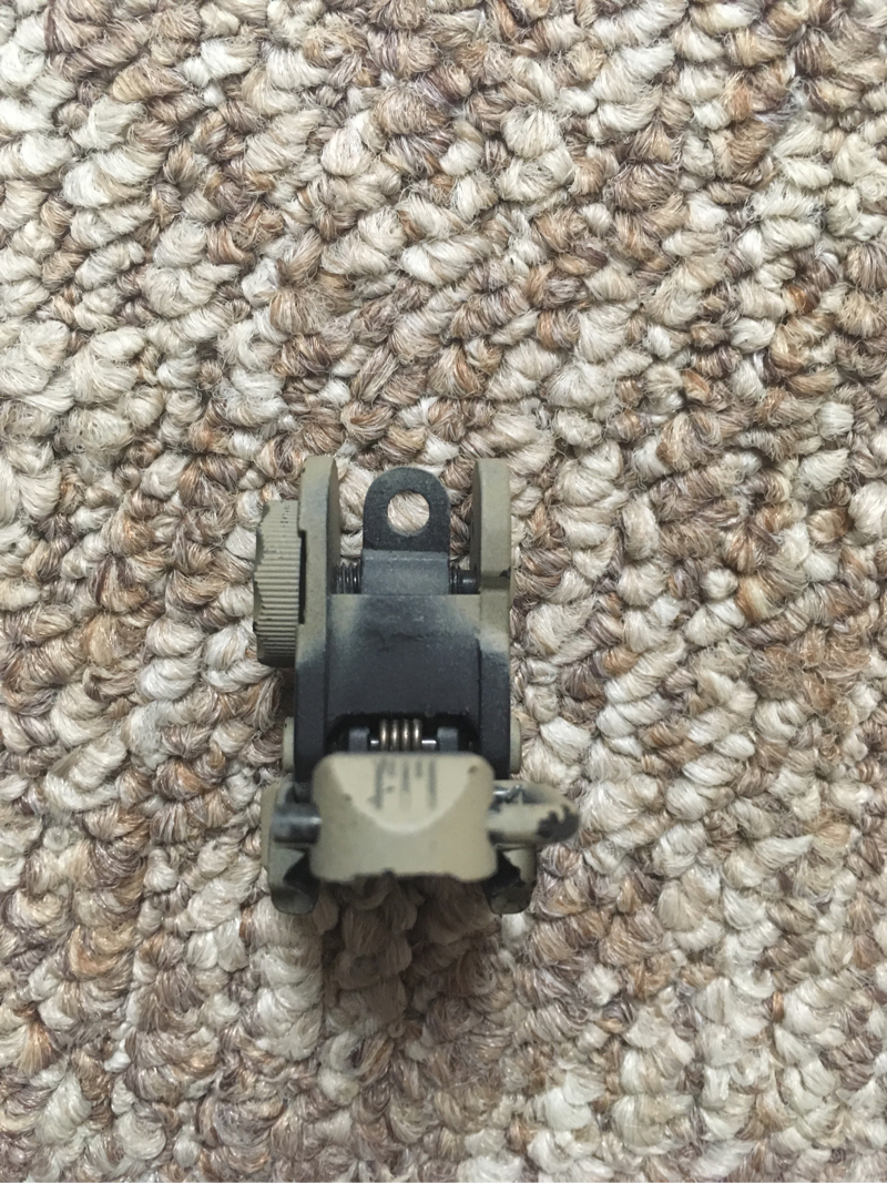 SOLD MK12 SPR flip up sights metal | HopUp Airsoft