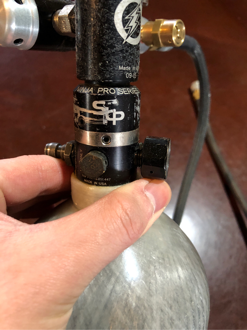 SOLD Ninja 90/4500 SLP tank with Firebase Reg ! | HopUp Airsoft