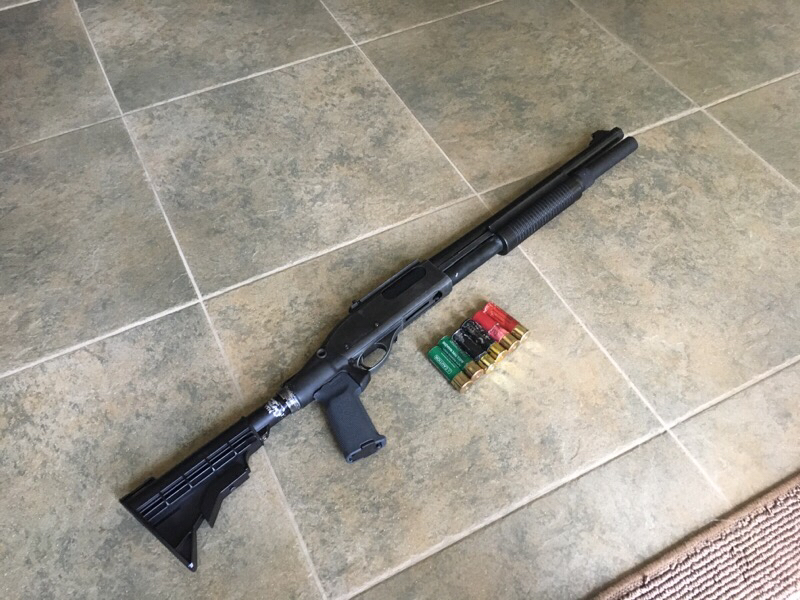 SOLD Tokyo Marui M870 Custom / Tactical ( Gas Shotgun) With Angry Gun ...