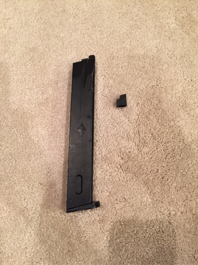 SOLD WE Tech M9 GBB extended magazine | HopUp Airsoft