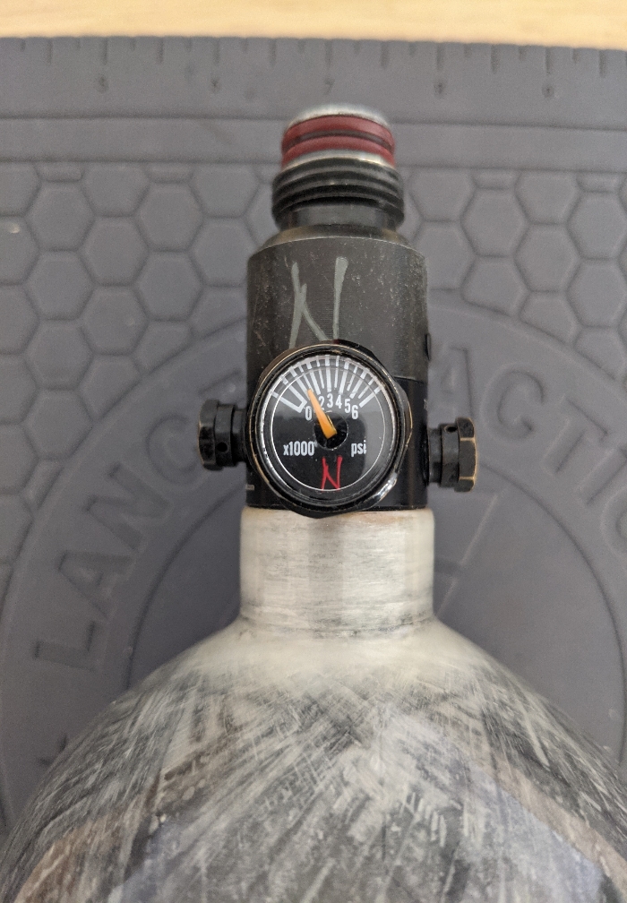 SOLD Carbon fiber ninja tank 50cu SL 4500psi | HopUp Airsoft