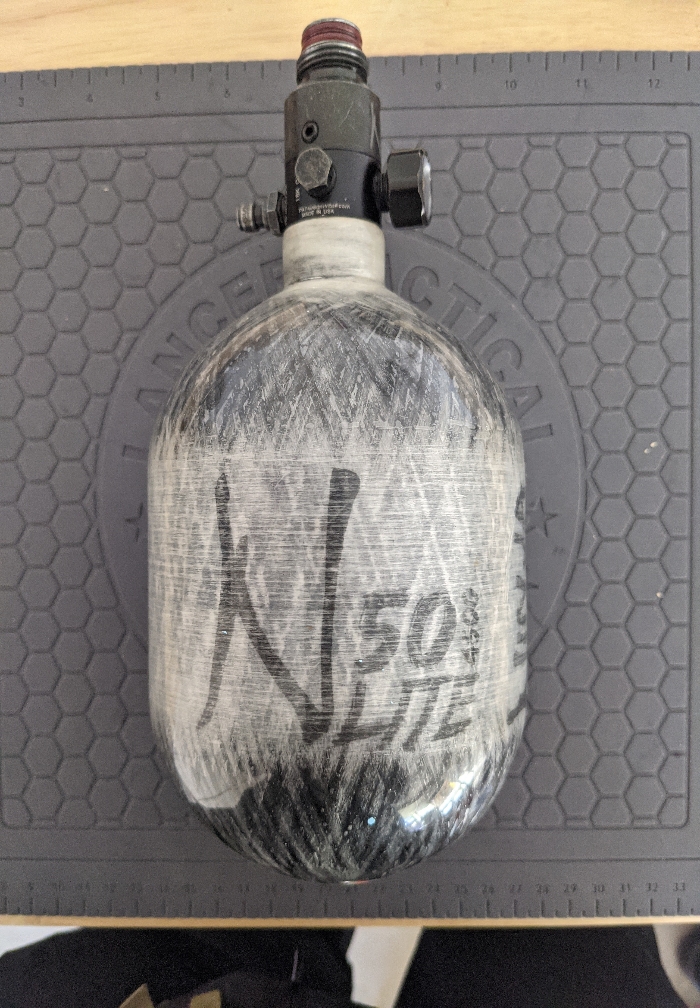 SOLD Carbon fiber ninja tank 50cu SL 4500psi | HopUp Airsoft
