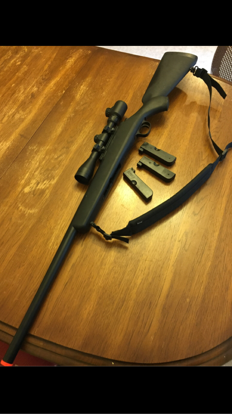 SOLD upgraded Bar 10 sniper | HopUp Airsoft