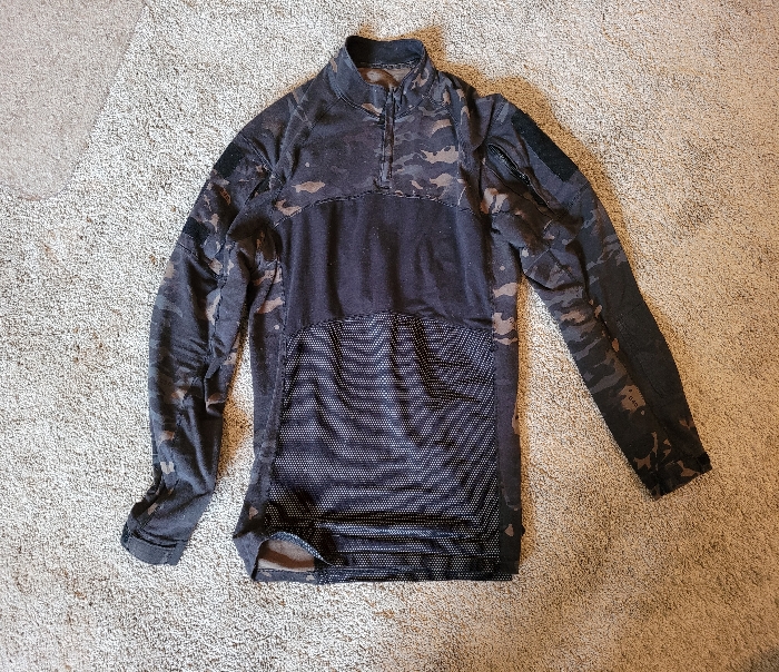 SOLD Long sleeve blk multicam combat shirt | HopUp Airsoft