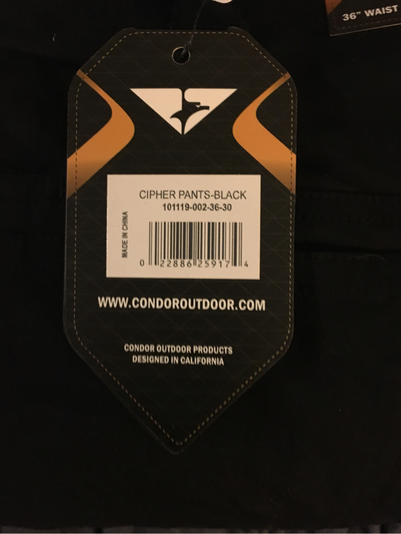 SOLD Condor Cipher Pants | HopUp Airsoft