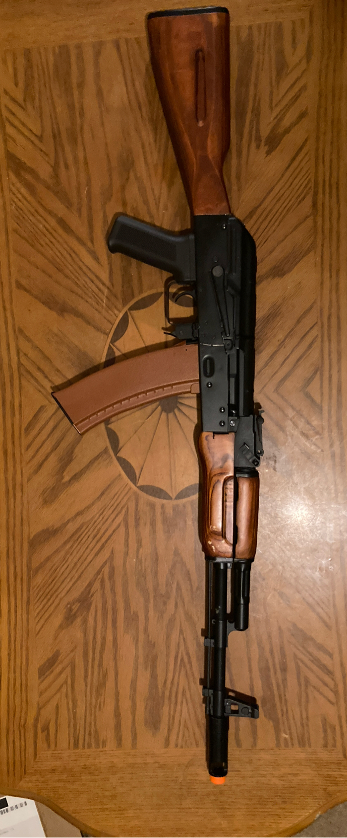 SOLD Cyma Beautiful real wood ak74 with a micro switch trigger | HopUp ...