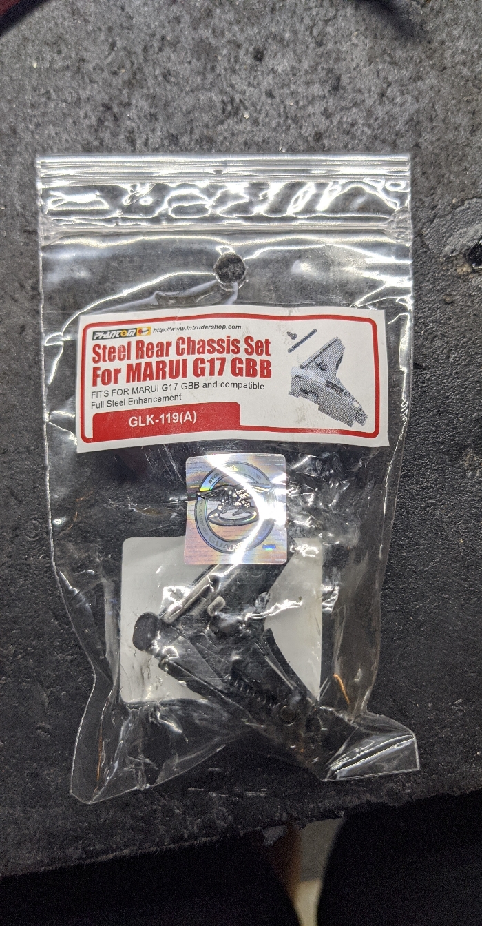 SOLD G17/G34 Guarder Steel Rear Chassis | HopUp Airsoft