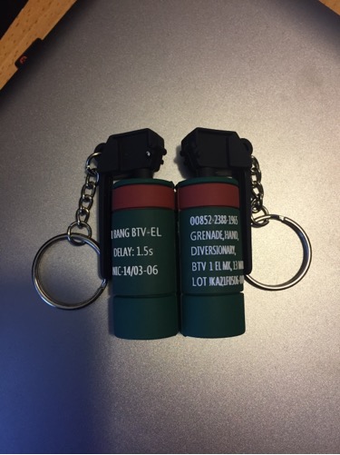 SOLD Flash Bang Keychains | HopUp Airsoft