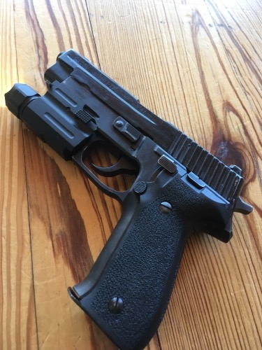 SOLD kwa m226 with 4 mags, taclight, and holster | HopUp Airsoft