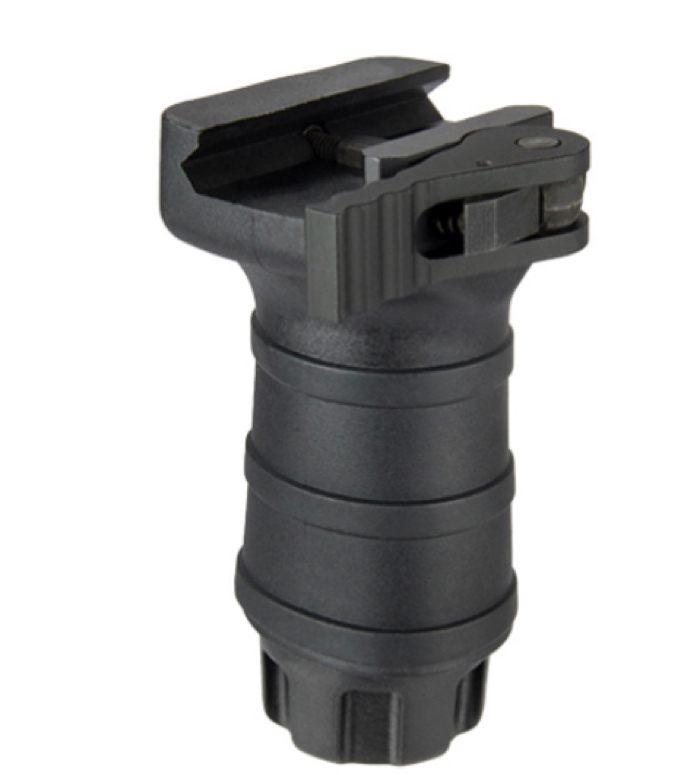 QUICK DETACH STUBBY VERTICAL FORWARD GRIP (BLACK) | HopUp Airsoft