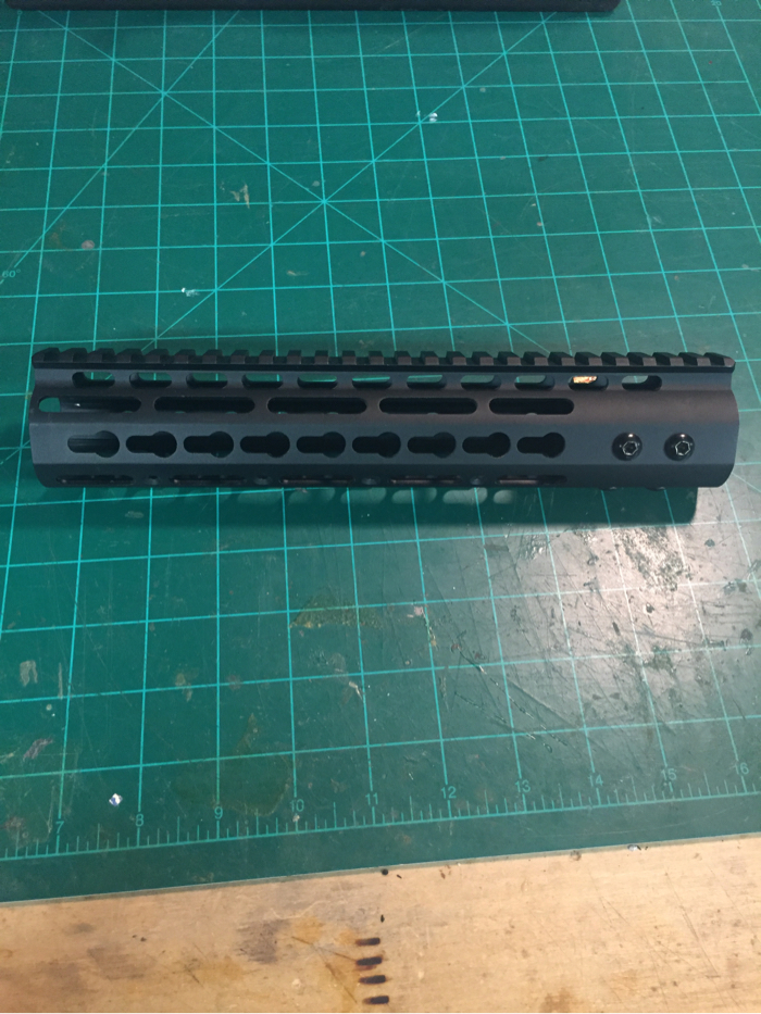 SOLD 10 inch aluminum keymod rail | HopUp Airsoft