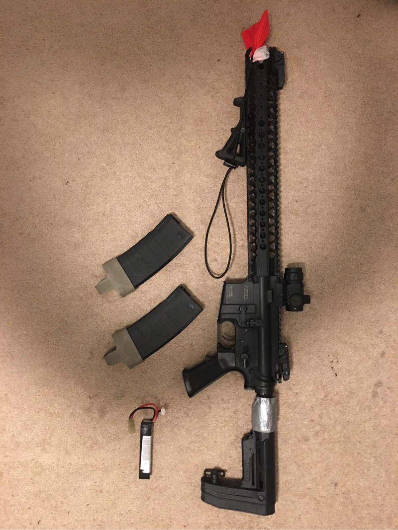 SOLD KWA SR7 w/angry gun rail & more! | HopUp Airsoft