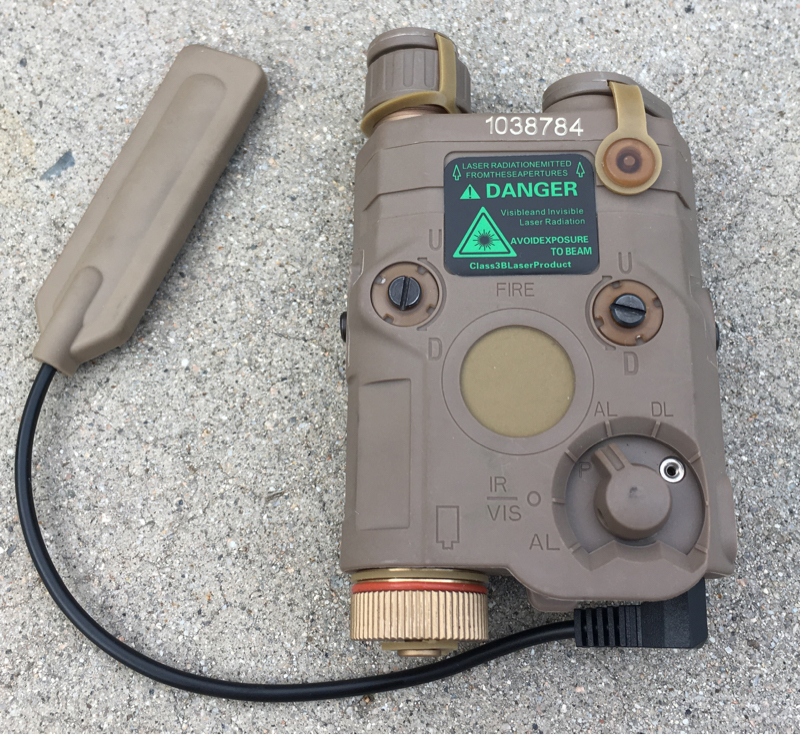 SOLD Tan Green Laser + 300lm light Peq + Switch | HopUp Airsoft