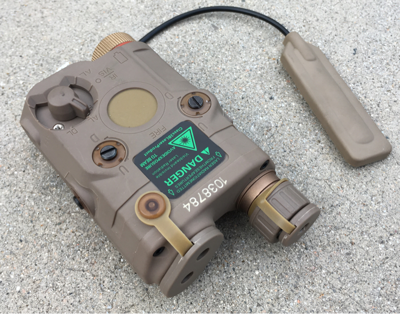 SOLD Tan Green Laser + 300lm light Peq + Switch | HopUp Airsoft