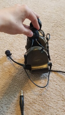SOLD Helmet mounted headset/comms | HopUp Airsoft