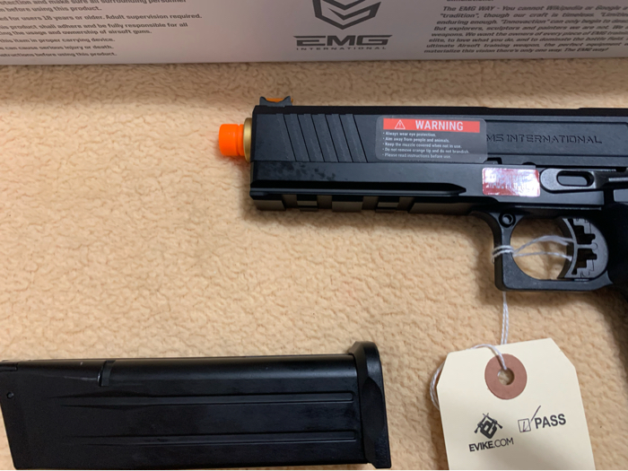 SOLD EMG / Salient Arms International RED Hi-Capa Training Weapon ...