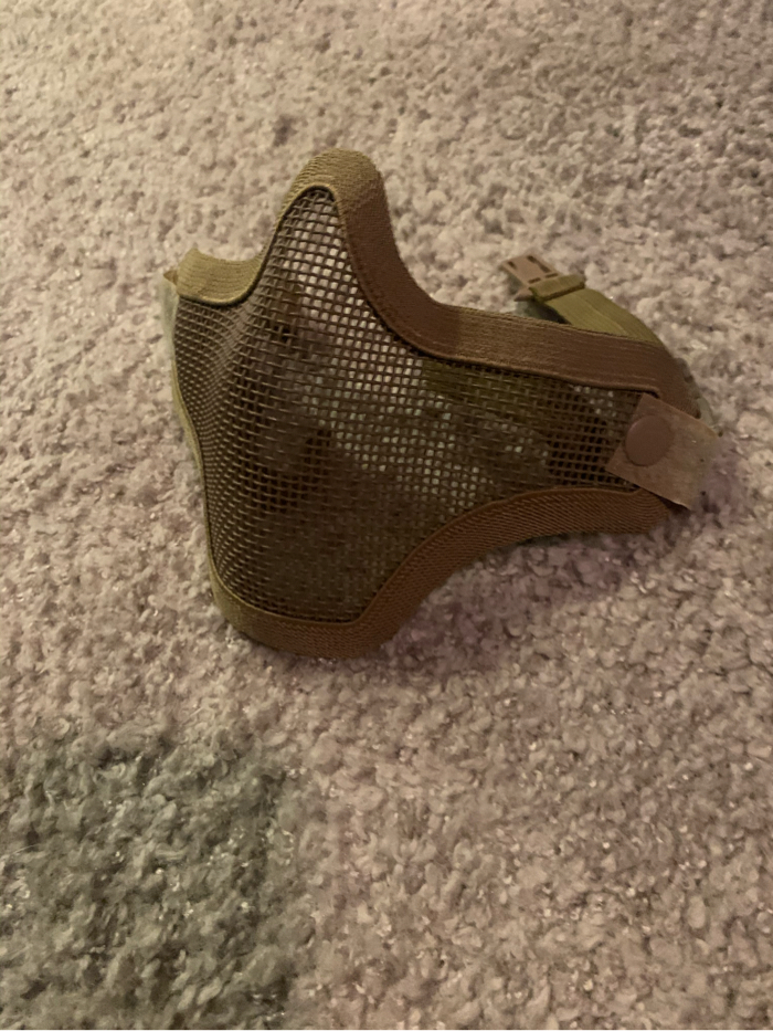 SOLD tan mesh mask | HopUp Airsoft