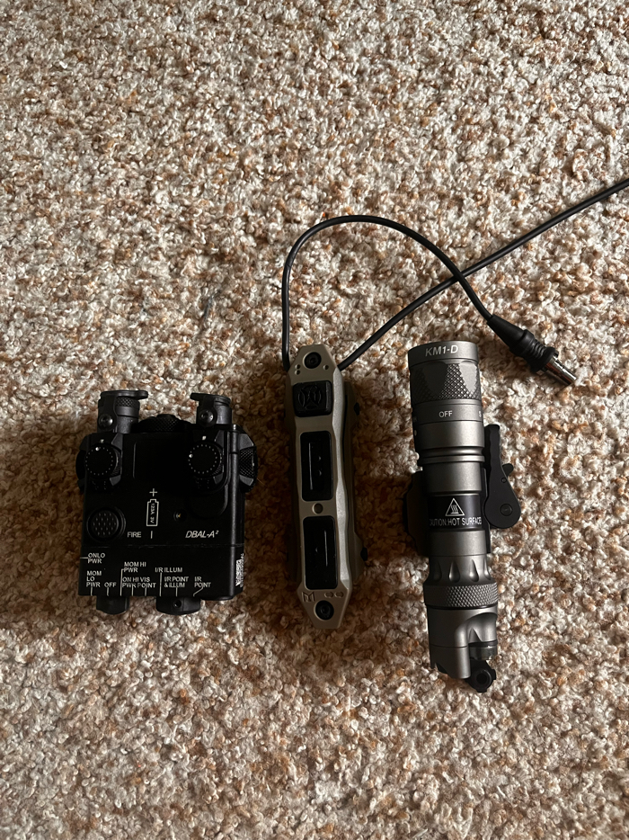 SOLD Dbal laser and Tactical flashlight. Pressure switch Both are new just out package. | HopUp ...