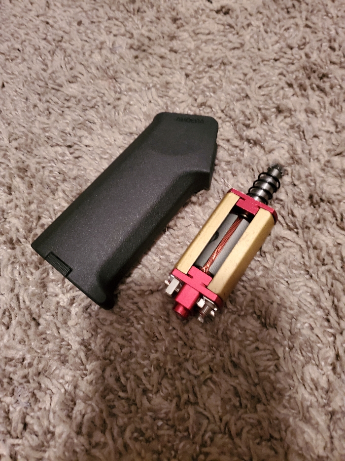 SOLD Ares realistic slim super high torque motor and grip | HopUp Airsoft